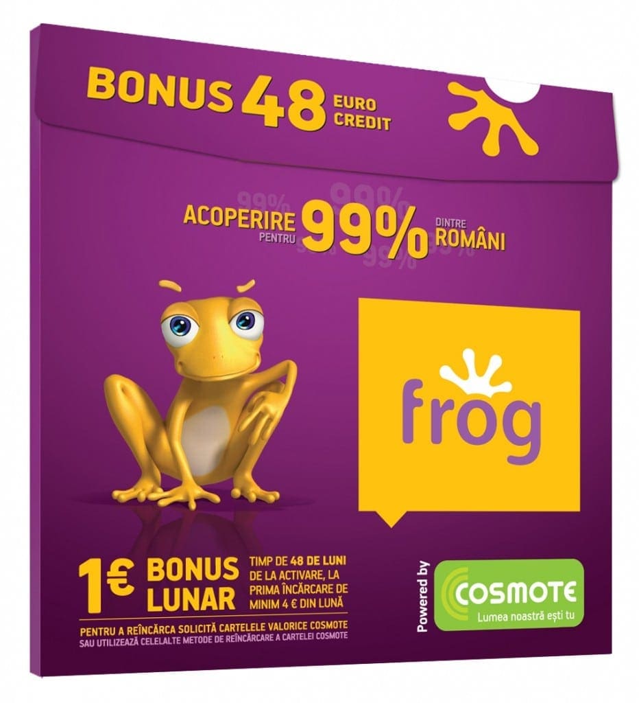 COSMOTE lansează Frog – ofertă pe segmentul prepaid