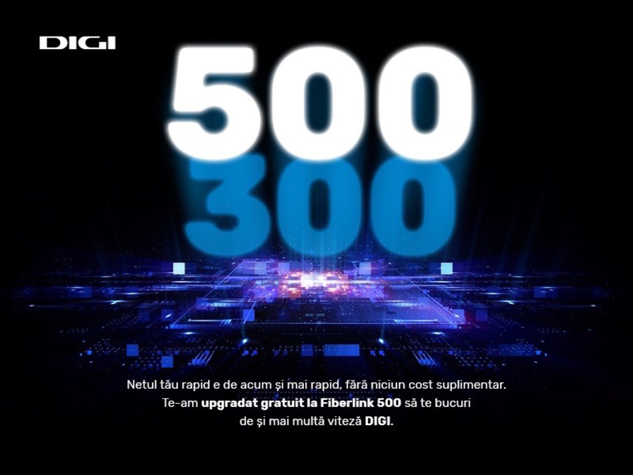 Clienții Digi Fiberlink 300 primesc upgrade gratuit, pentru viteză mai ...