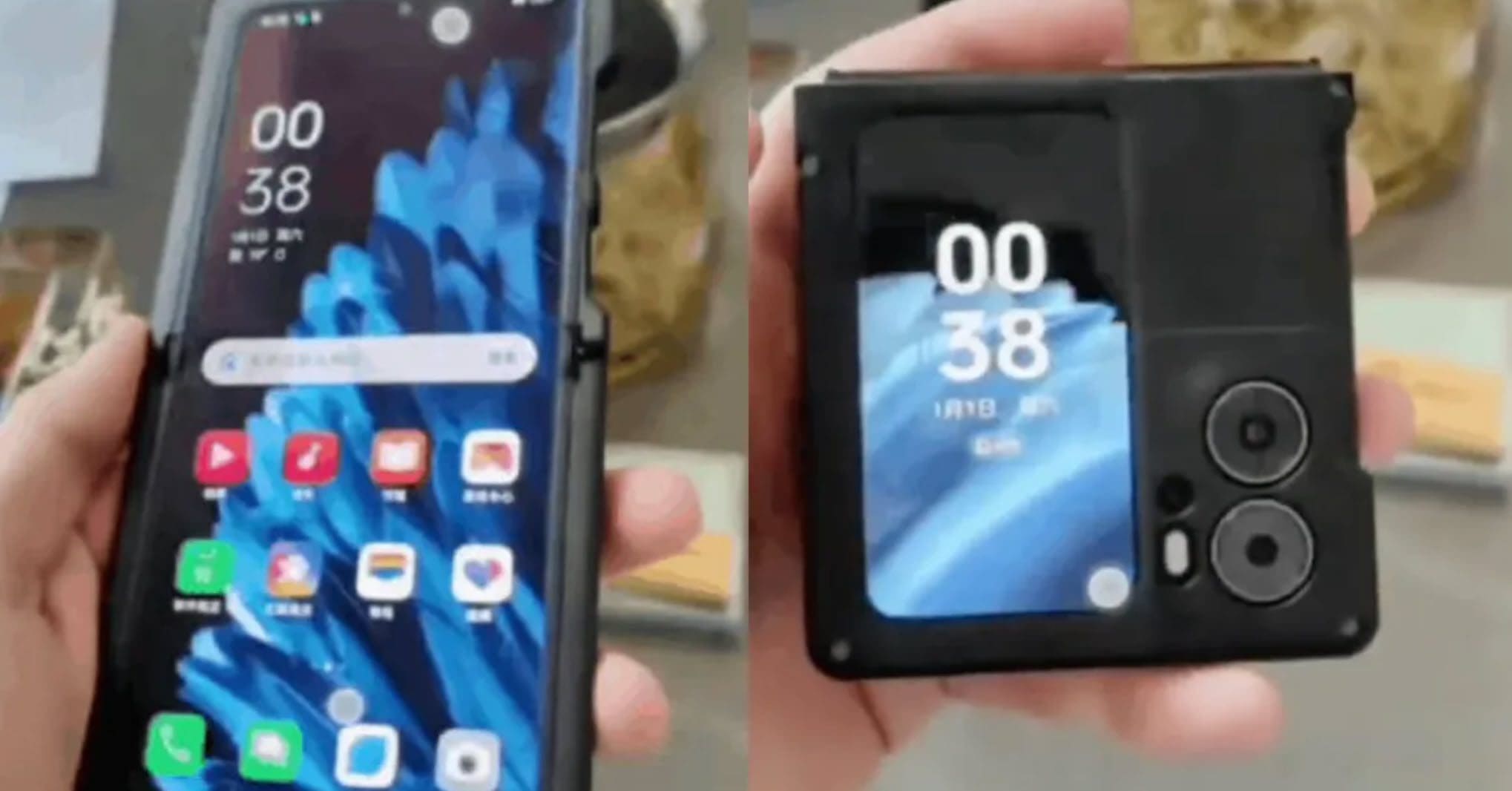 OPPO Find N2 Flip apare în primele imagini şi un video hands on