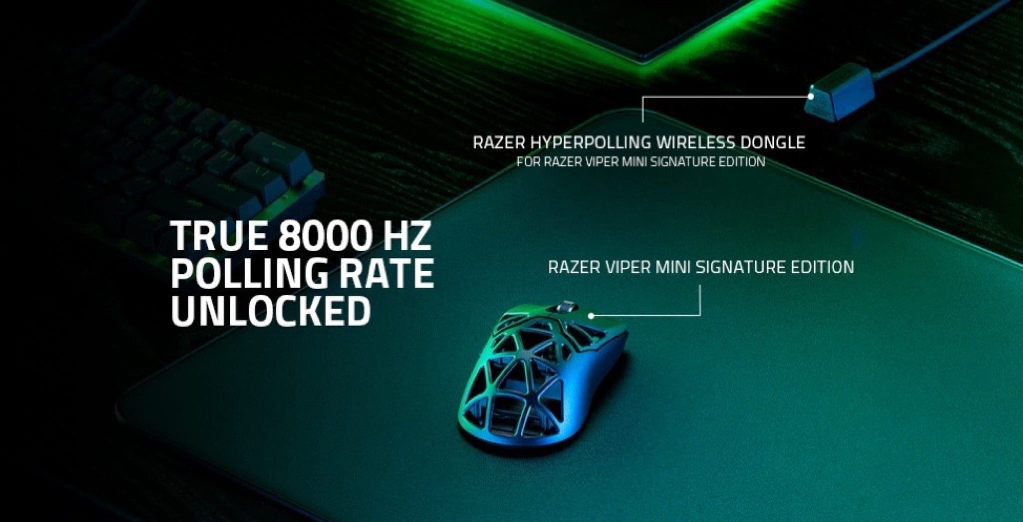 Razer anunță o nouă premieră, polling rate real de 8000Hz în mod wireless