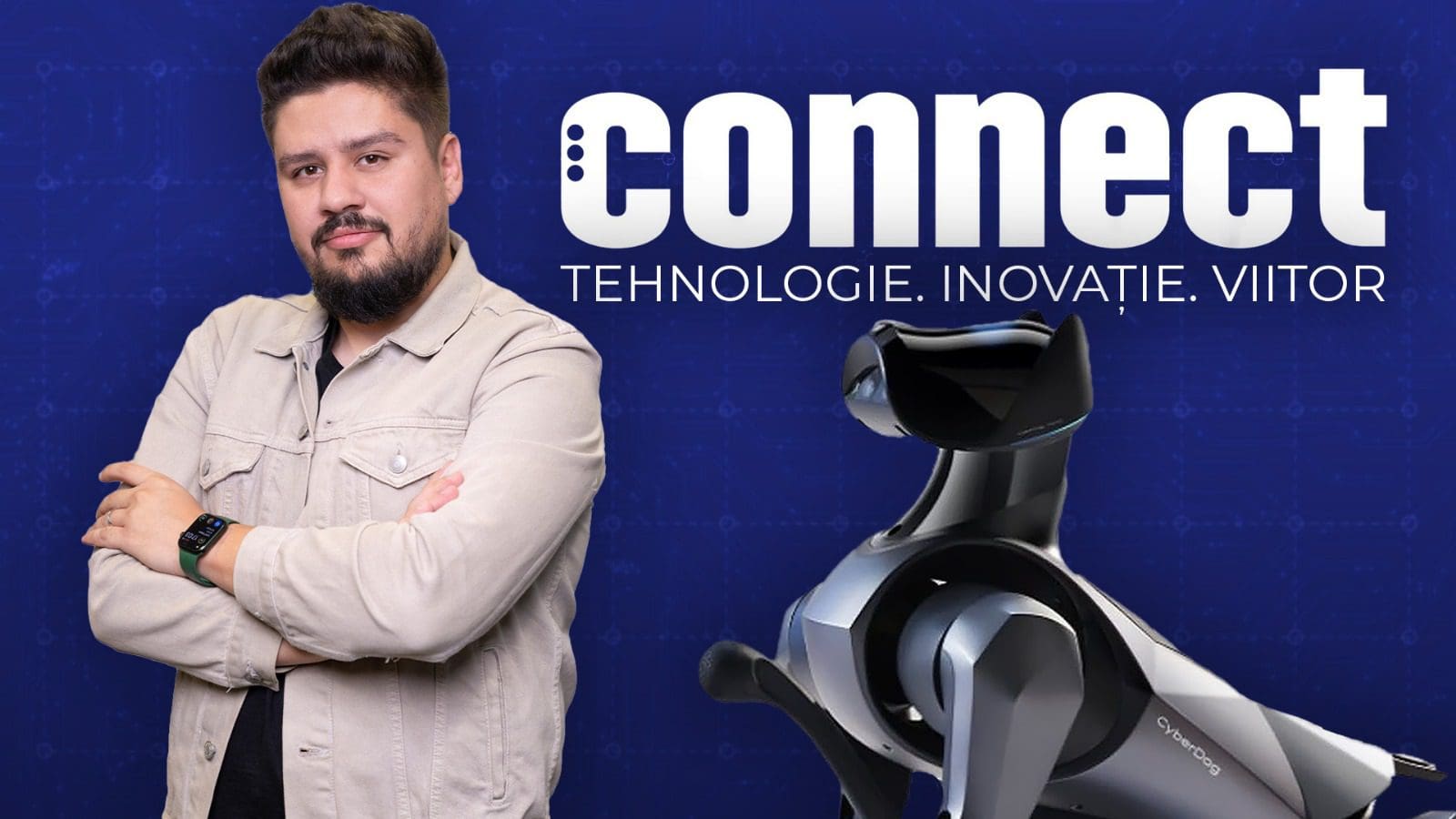 Episodul 2 al emisiunii connect are ca „invitat” special câinele robot ...
