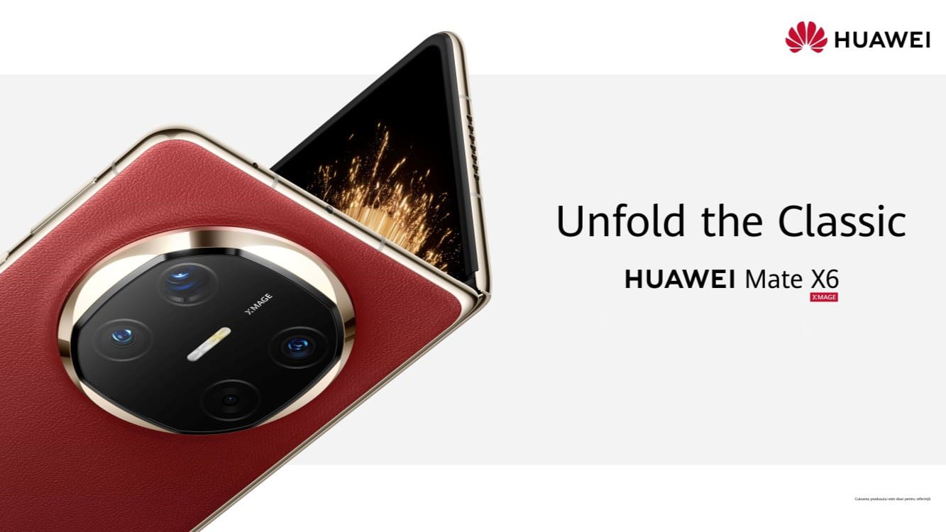 Huawei lansează în România Mate X6, FreeBuds Pro 4, nova 13 și MatePad 11.5 PaperMatte