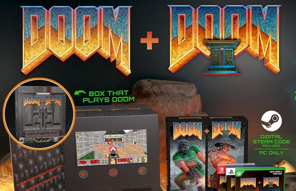 Doom poate fi acum cumpărat într-o cutie de colecție care poate rula jocul
