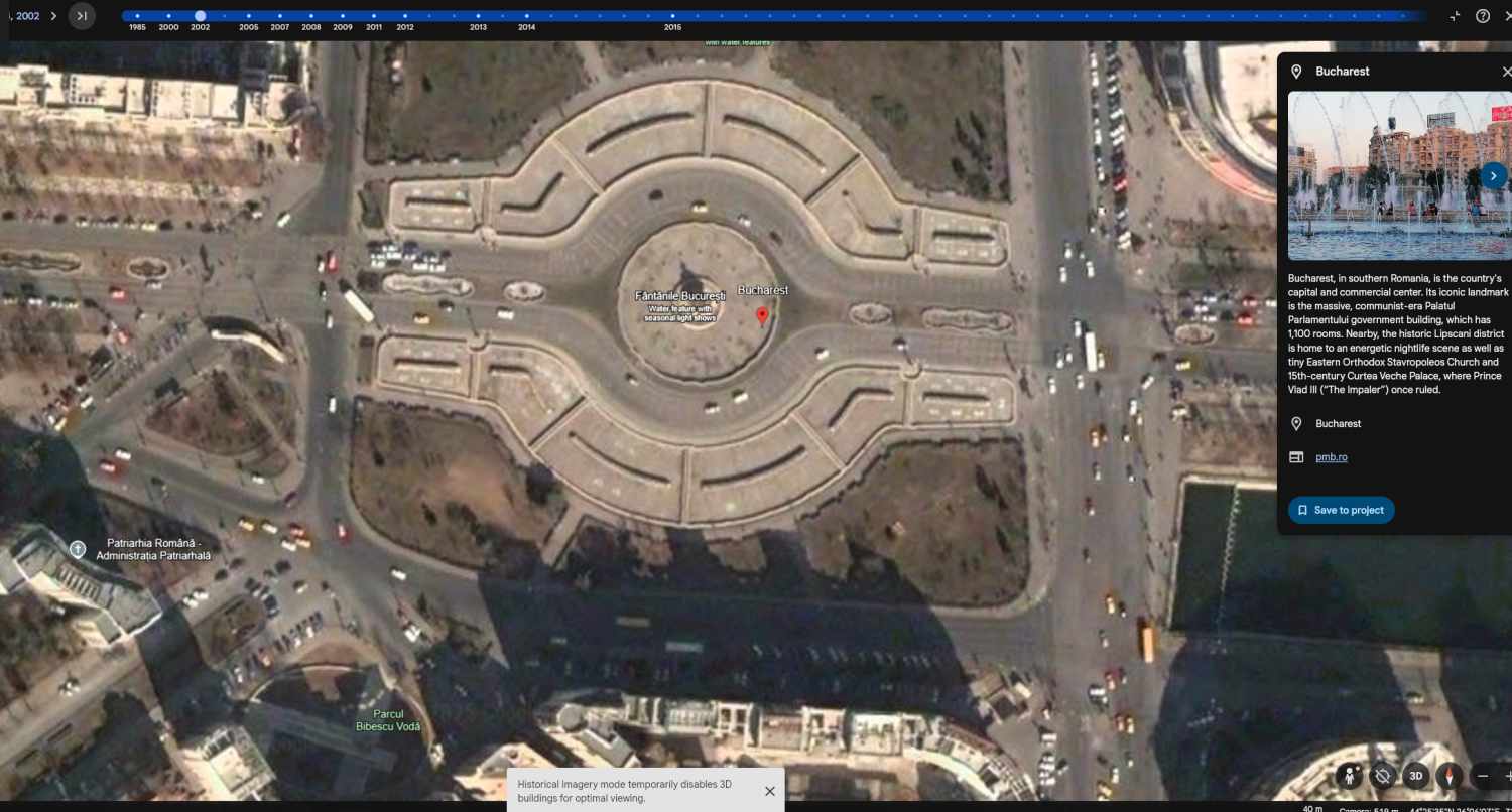 Street View adaugă imagini istorice la 20 de ani de Google Earth