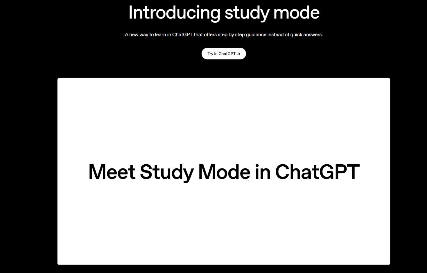 OpenAI lansează un mod special de studiu cu ChatGPT