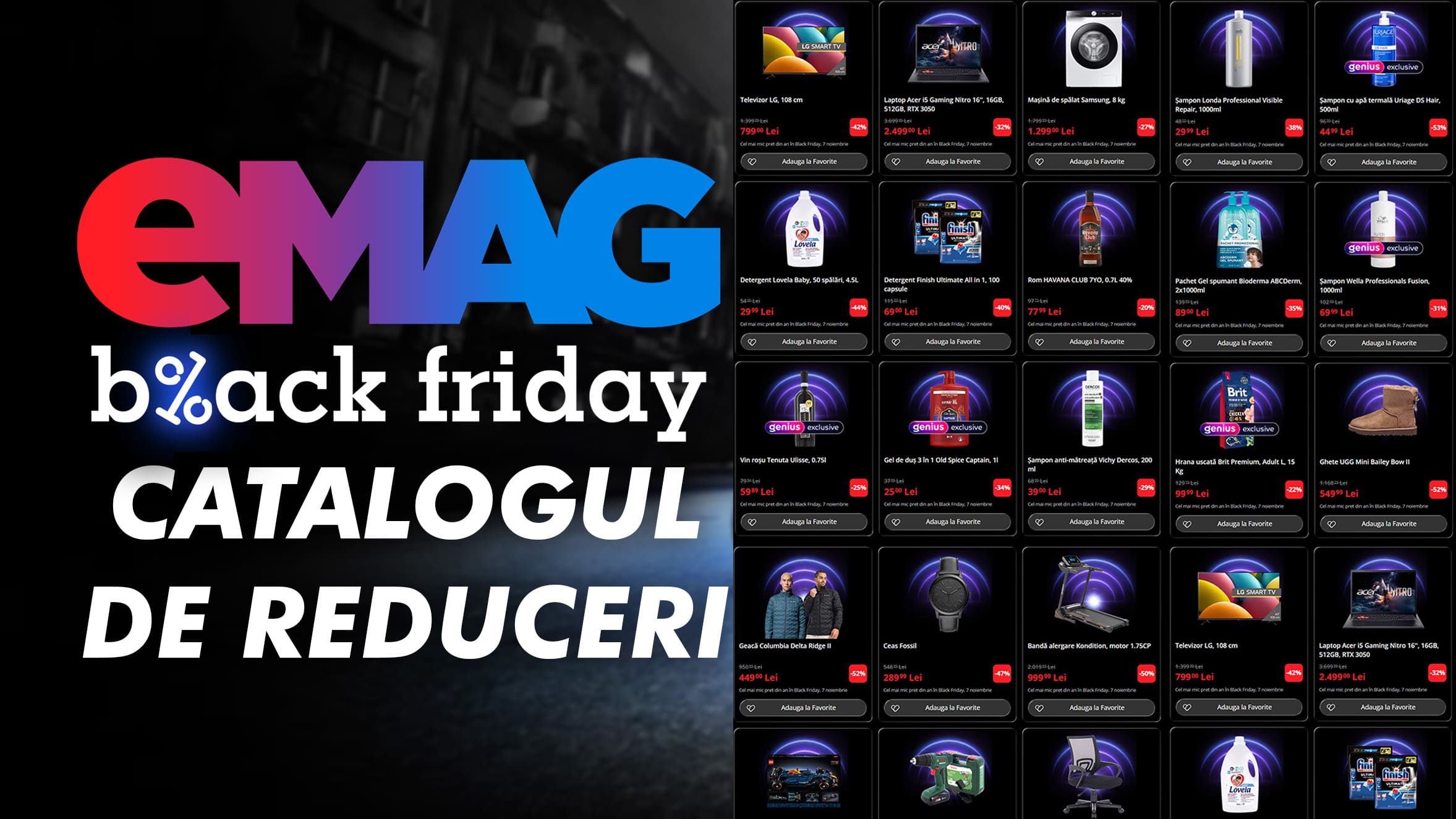 Catalogul eMAG de Black Friday 2025. Aici vezi toate ofertele